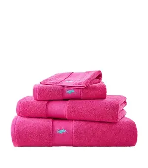 Ralph Lauren Polo Player Bath Sheet - Pink