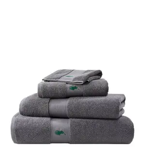 Ralph Lauren Polo Player Hand Towel - Grey