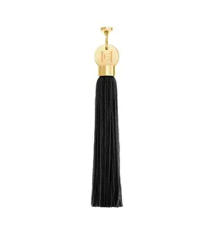 Carolina Herrera Herrera Lipstick Case Tassel Charm Black