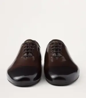 Prada Leather Oxford Shoes