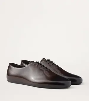Prada Leather Oxford Shoes