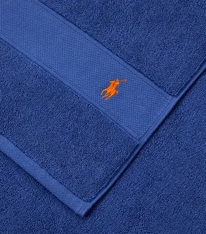 Ralph Lauren Polo Player Bath Sheet - Blue
