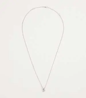 ENGELBERT Pavé Diamond Gold Legacy Knot Necklace
