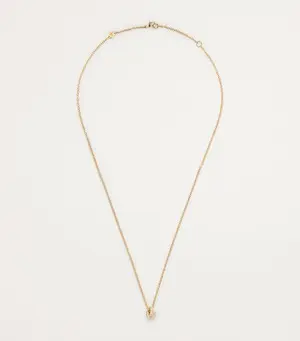 ENGELBERT Yellow Pavé Diamond Legacy Knot Necklace