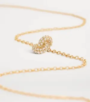 ENGELBERT Yellow Pavé Diamond Legacy Knot Necklace