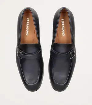 FERRAGAMO Leather Florio Loafers