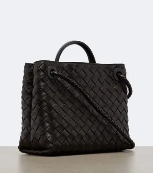 Bottega Veneta Andiamo Small Leather Top-handle Bag - Brown