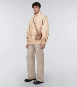 Valentino Garavani Oversized Satin Zip-up Jacket
