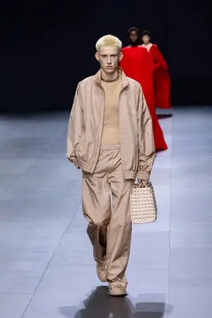 Valentino Garavani Oversized Satin Zip-up Jacket