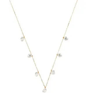 PERSEE 18-karat Yellow And Diamond Necklace - Gold