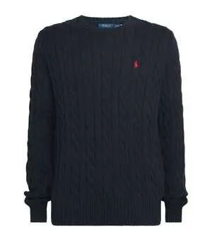 Polo Ralph Lauren Cotton Cable-knit Sweater - Navy