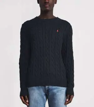 Polo Ralph Lauren Cotton Cable-knit Sweater - Navy