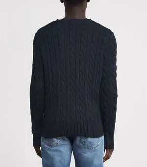 Polo Ralph Lauren Cotton Cable-knit Sweater - Navy
