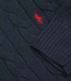 Polo Ralph Lauren Cotton Cable-knit Sweater - Navy