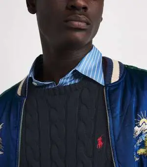 Polo Ralph Lauren Cotton Cable-knit Sweater - Navy