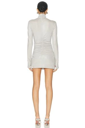 Norma Kamali Long Sleeve Turtleneck Dress