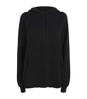 Harrods Cashmere Hoodie - Black
