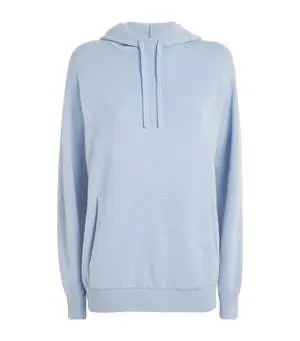 Harrods Cashmere Hoodie - Blue