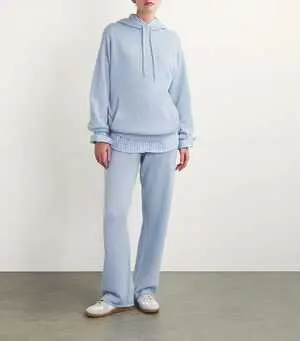 Harrods Cashmere Hoodie - Blue