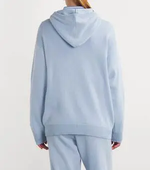 Harrods Cashmere Hoodie - Blue