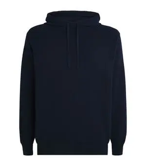 Harrods Cashmere Hoodie - Grey