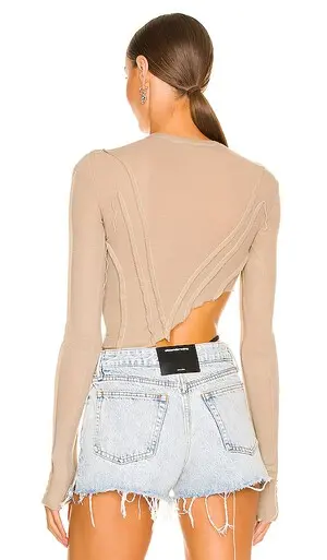 SAMI MIRO VINTAGE Asymmetric Long Sleeve Tee