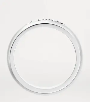Cartier C De Wedding Band With Single Diamond
