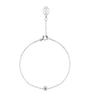 Cartier White Gold And Diamond Bracelet - Silver