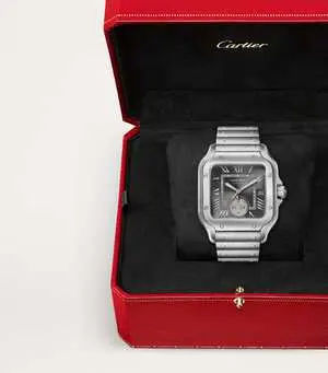 Cartier Santos De Dual Time Watch