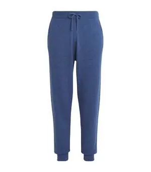 Harrods Cashmere Sweatpants Blue