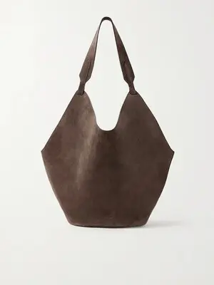 Khaite Lotus Medium Suede Tote
