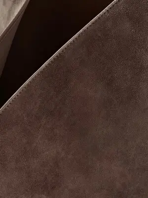 Khaite Lotus Medium Suede Tote