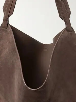 Khaite Lotus Medium Suede Tote