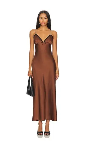 NIA Camille Dress - Chocolate