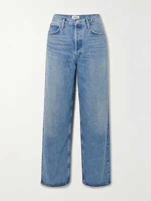 AGOLDE Low Slung Puddle Jeans - Blue