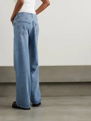 AGOLDE Low Slung Puddle Jeans - Blue