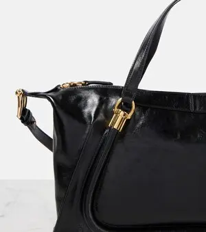 Chloé Paraty 24 Medium Shoulder Bag - Black