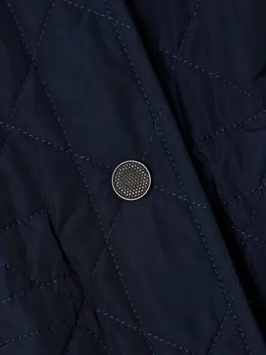 Purdey Quilted Shell Vest - Blue