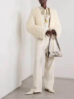 FFORME Van Merino Wool-blend Jacket - Cream