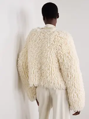 FFORME Van Merino Wool-blend Jacket - Cream