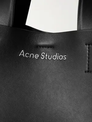 Acne Studios Musubi Knotted Leather Tote - Black