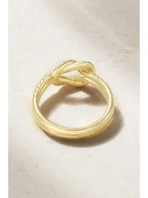 ANITA KO 18-karat Diamond Knot Ring
