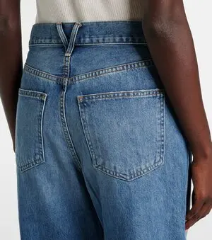 Veronica Beard Taylor High-rise Wide-leg Jeans