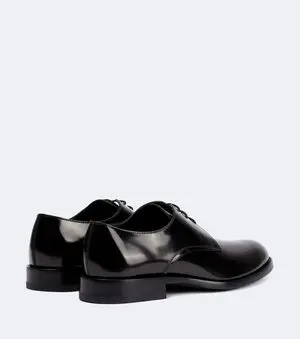 TOD'S Patent Leather Derby Shoes - Black