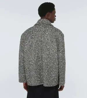 Valentino Garavani Embellished Boucle Wool-blend Jacket