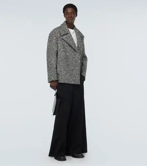 Valentino Garavani Embellished Boucle Wool-blend Jacket