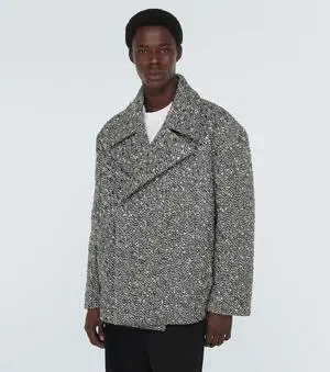 Valentino Garavani Embellished Boucle Wool-blend Jacket