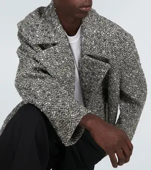 Valentino Garavani Embellished Boucle Wool-blend Jacket