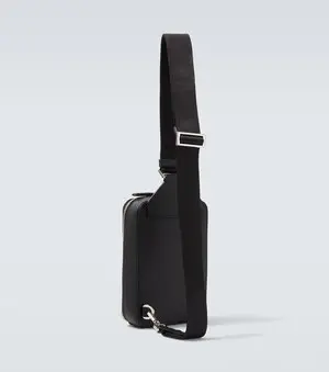 Prada Logo Leather Shoulder Bag