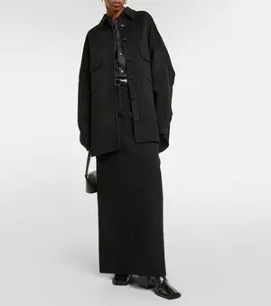 THE FRANKIE SHOP Dallas Wool-blend Shirt Jacket